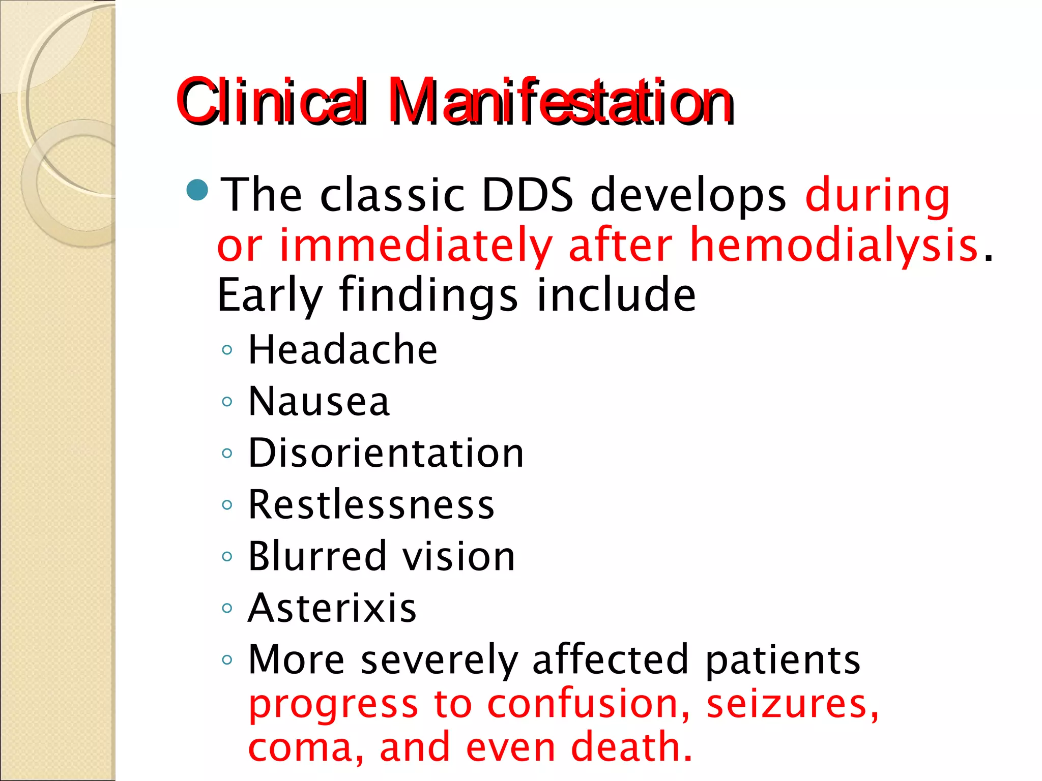 Complications of hemodialysis | PPT | Blood Disorders | Diseases and ...