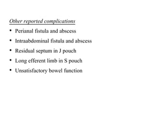 Complications of ipaa | PPTX