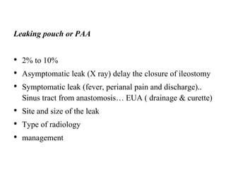 Complications of ipaa | PPTX