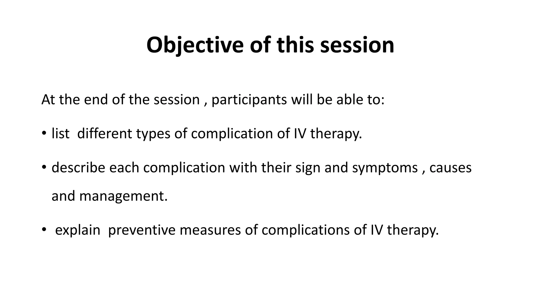 Complications of iv therapy and post exposure prophylaxis | PPTX