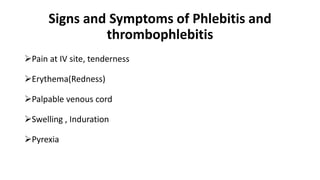 Complications of iv therapy and post exposure prophylaxis | PPTX