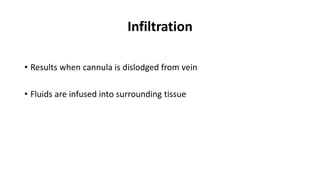 Complications of iv therapy and post exposure prophylaxis | PPTX