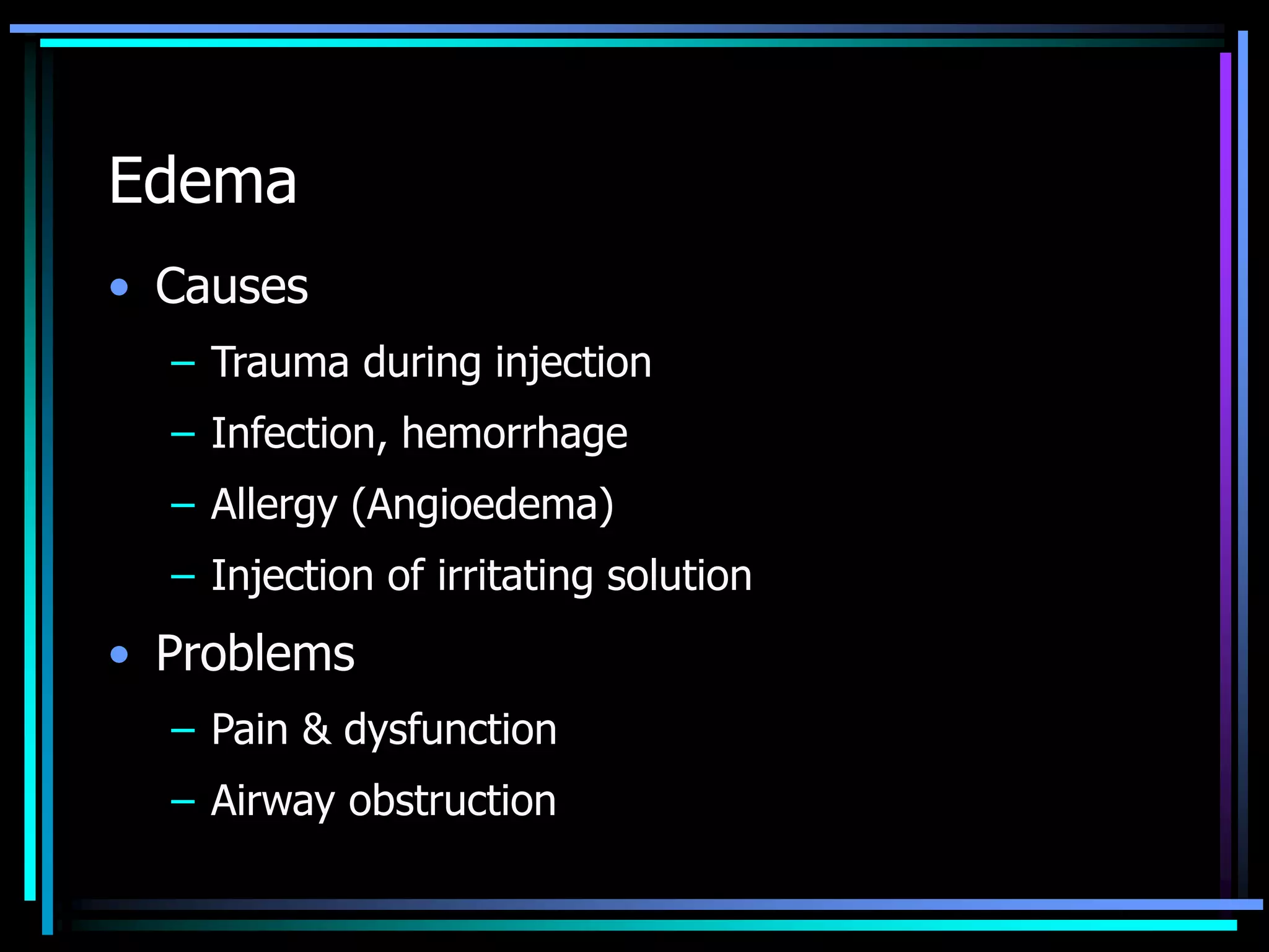 local anesthesia complications in dentistry | PPT