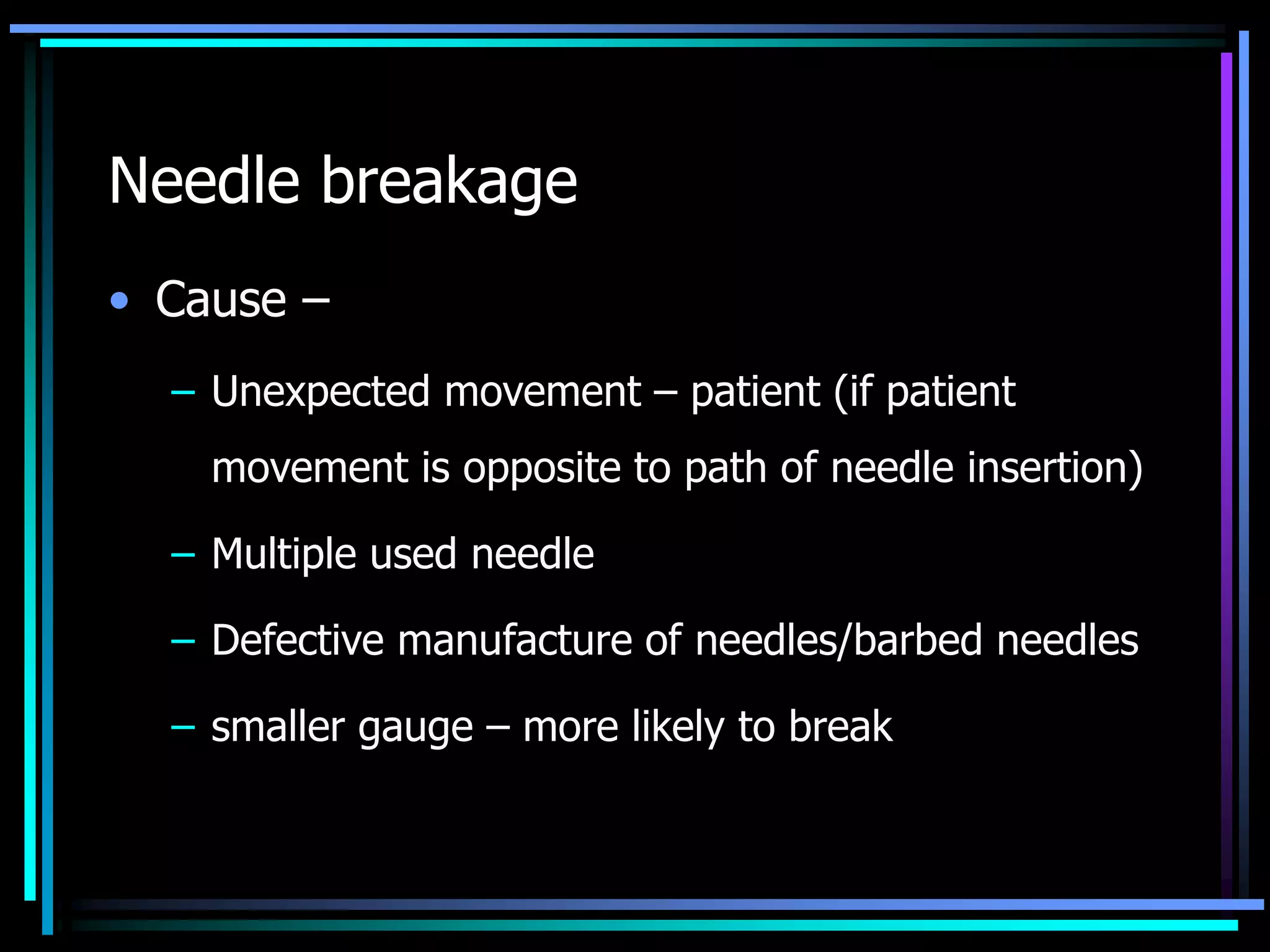 local anesthesia complications in dentistry | PPT
