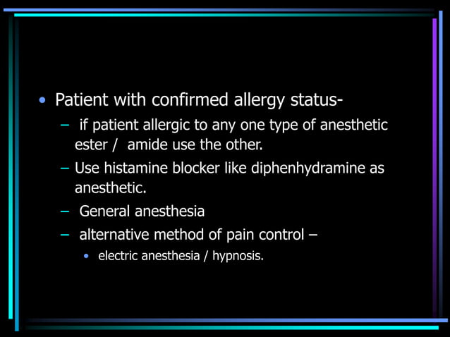 local anesthesia complications in dentistry | PPT