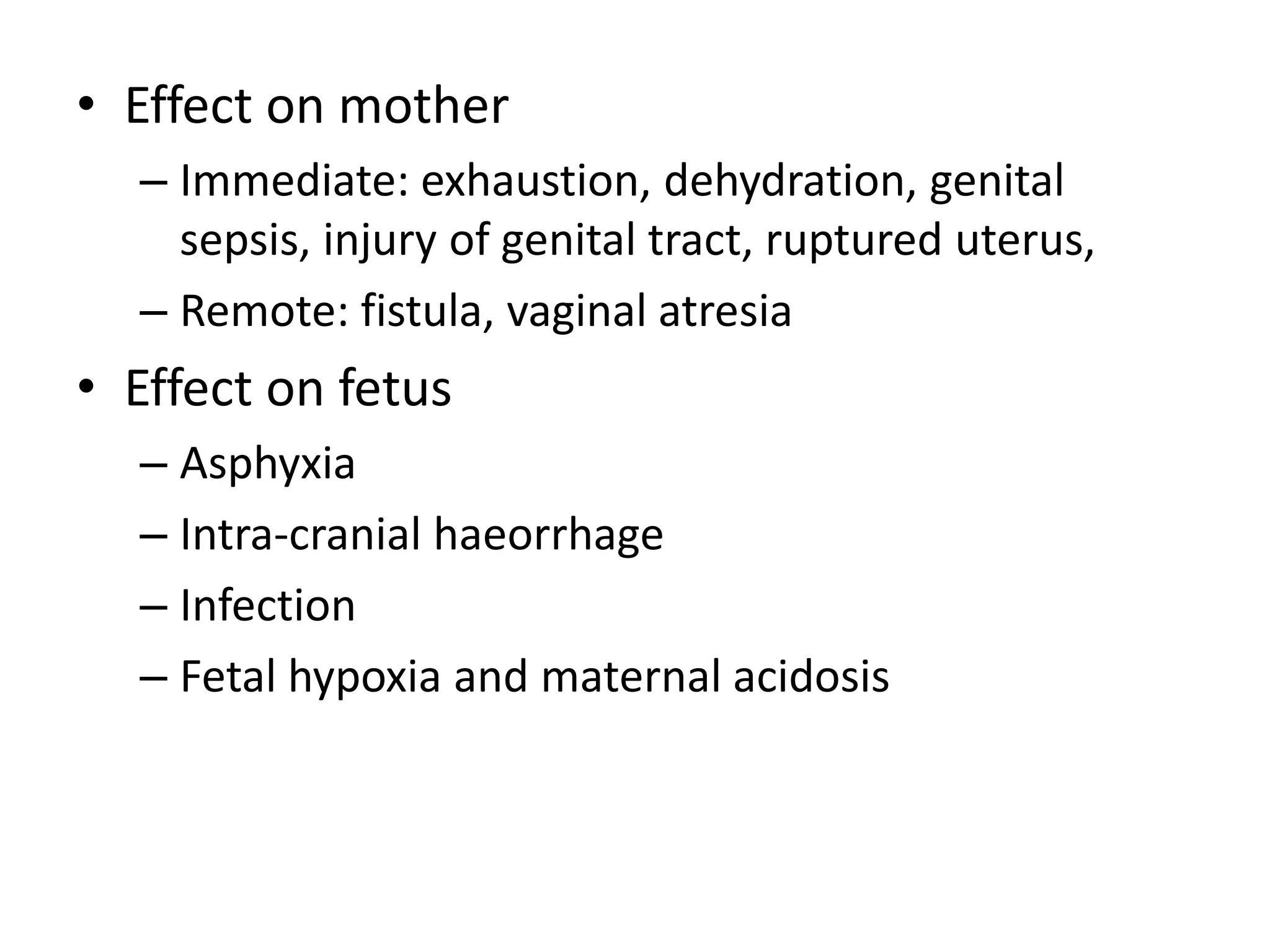 Complications of labor | PPTX