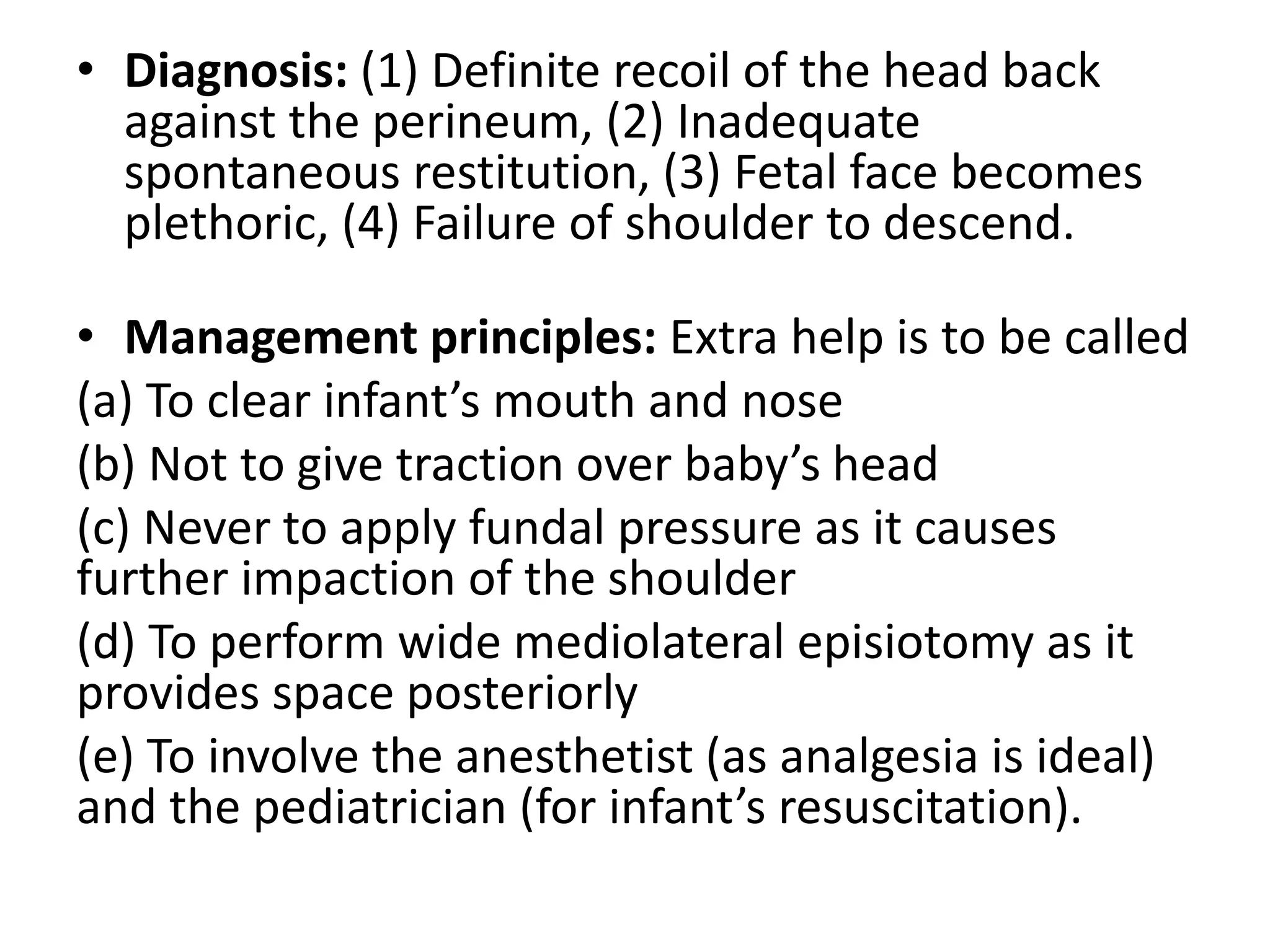 Complications of labor | PPTX