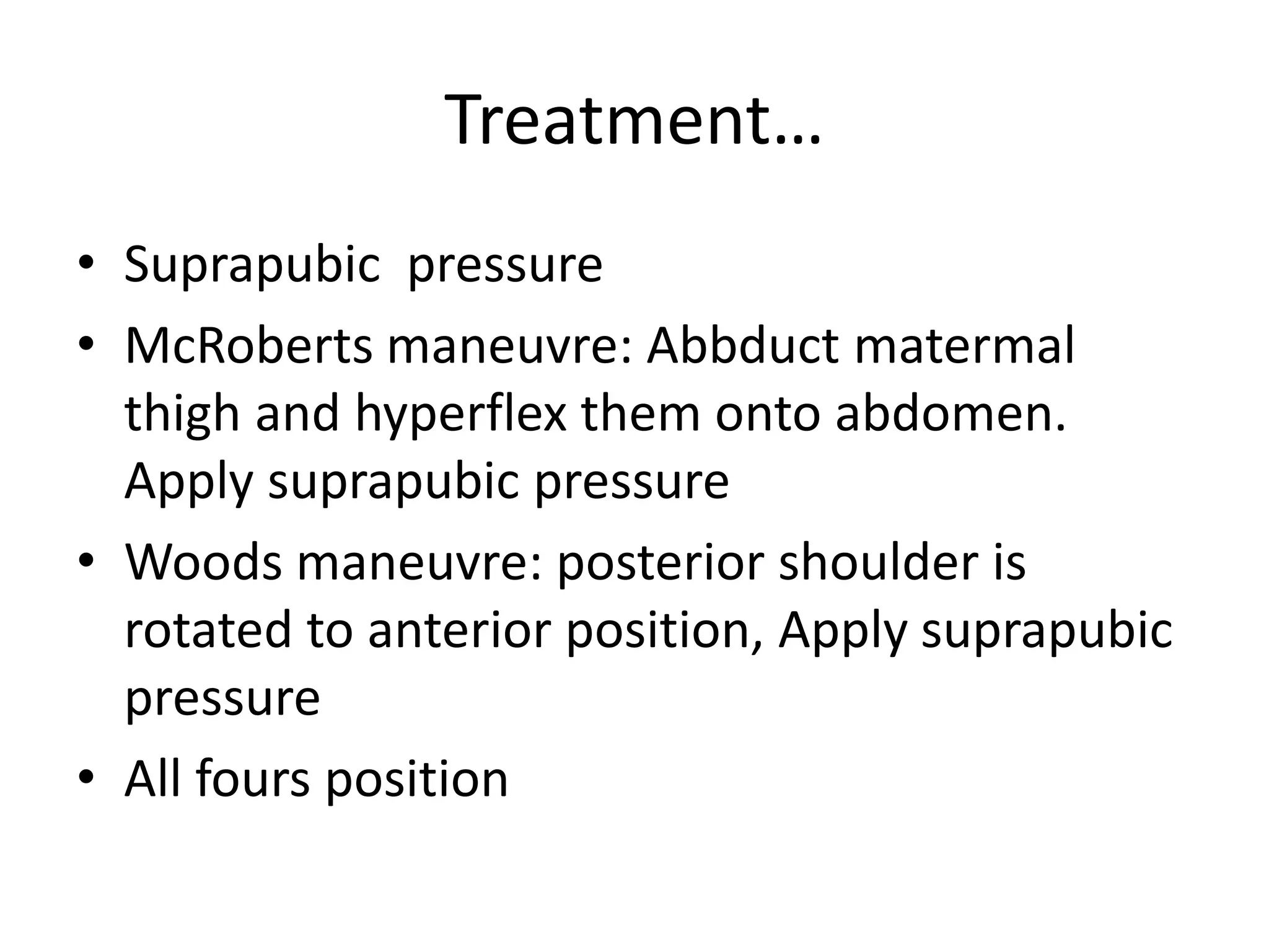 Complications of labor | PPTX