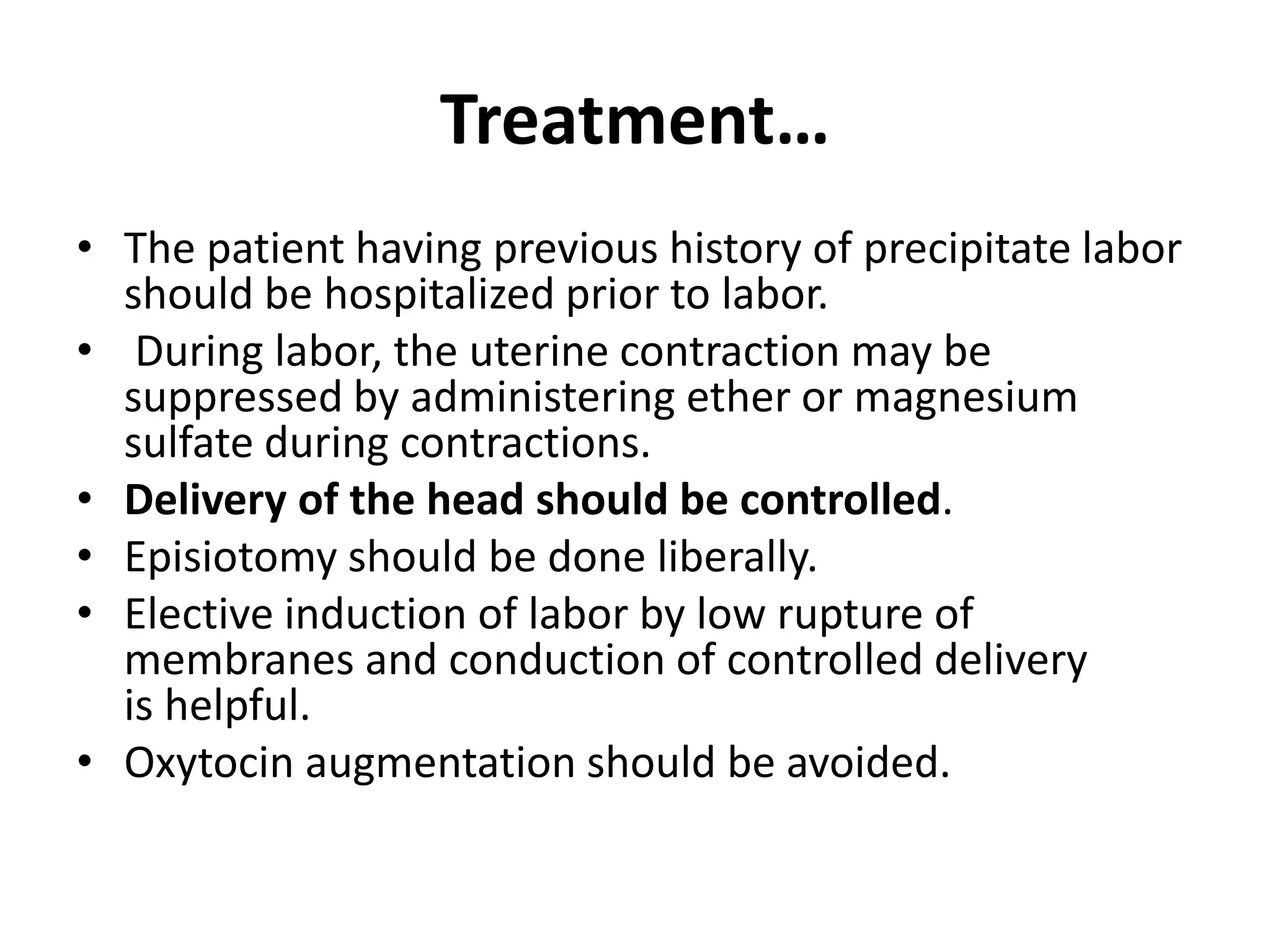Complications of labor | PPTX