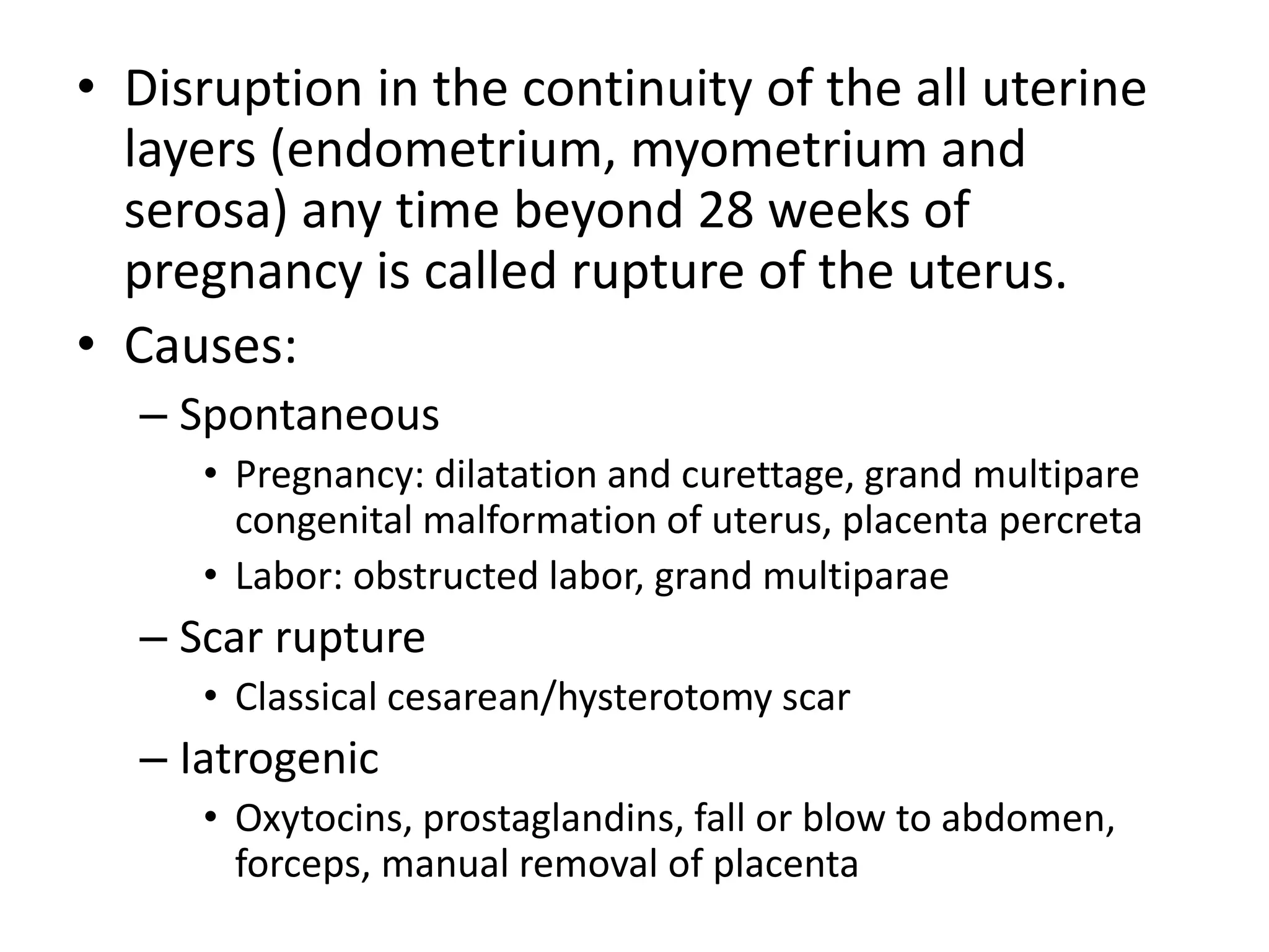 Complications of labor | PPTX