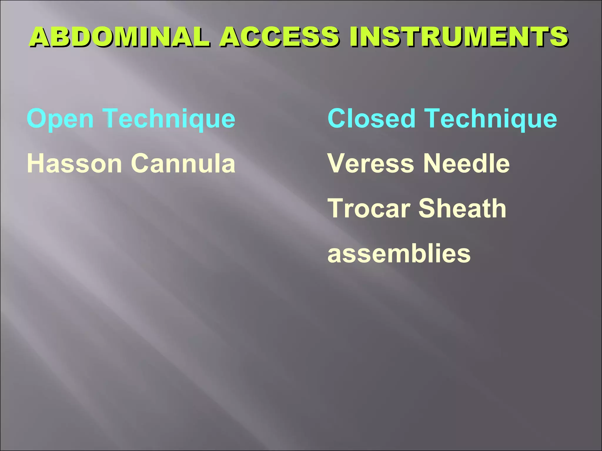 Complications of laparoscopic surgeries | PPT