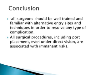 Complications of Laparoscopy Entry finaaaaal 2.pptx