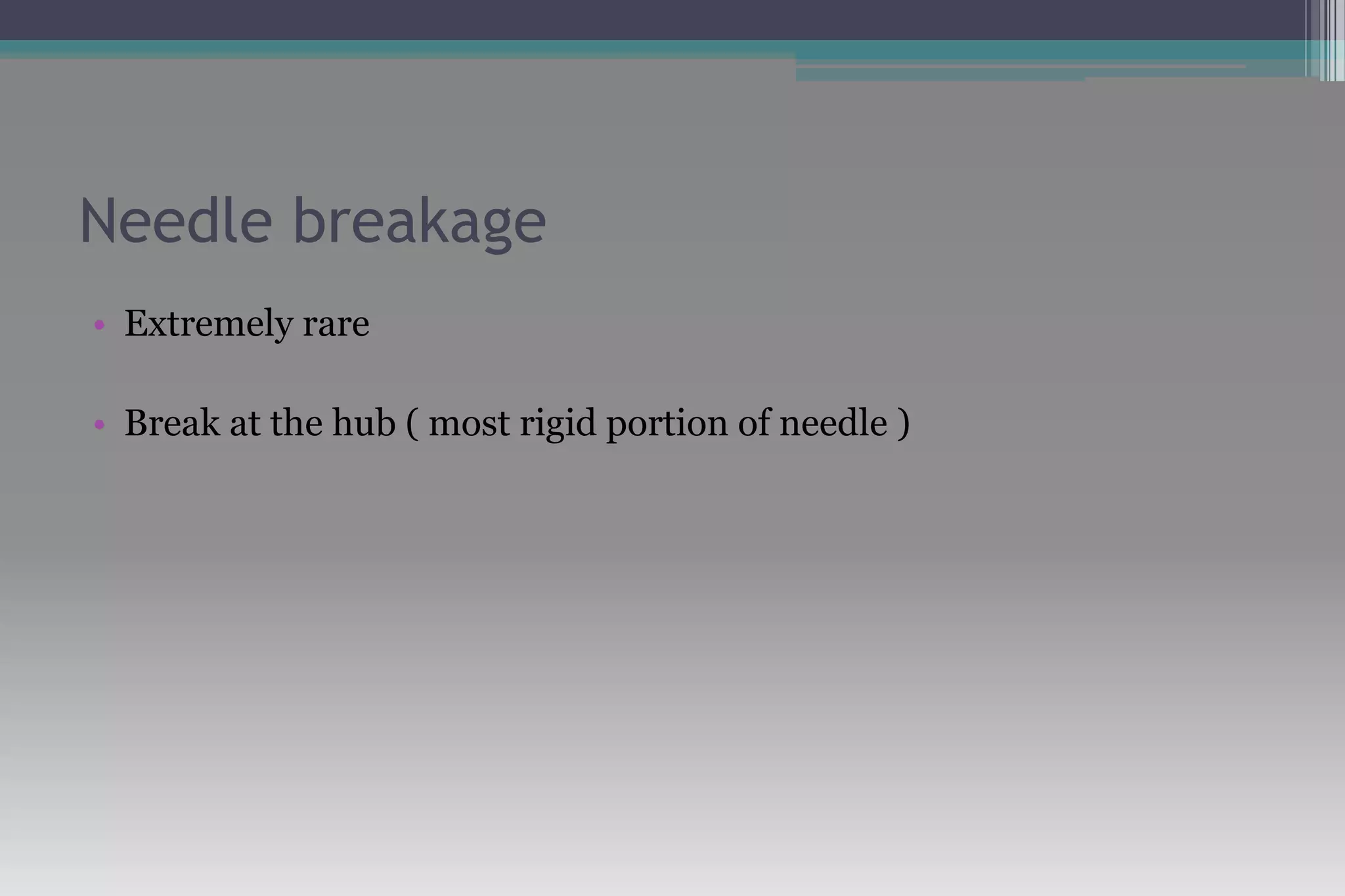 Complications of Local anesthesia (part I) for B.D.S & M.D.S | PDF