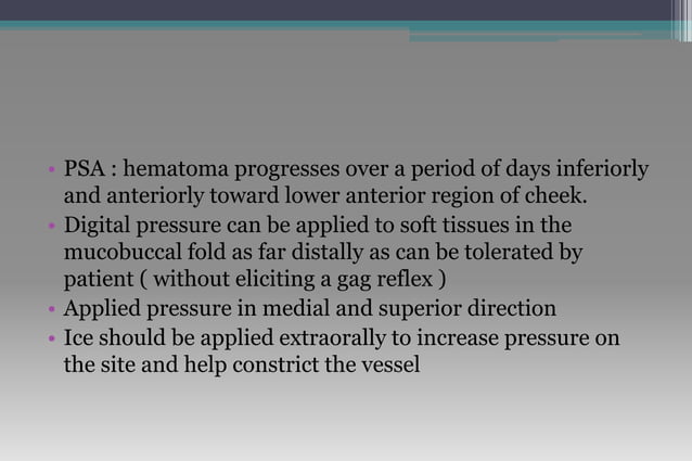 Complications of Local anesthesia (part I) for B.D.S & M.D.S | PPT