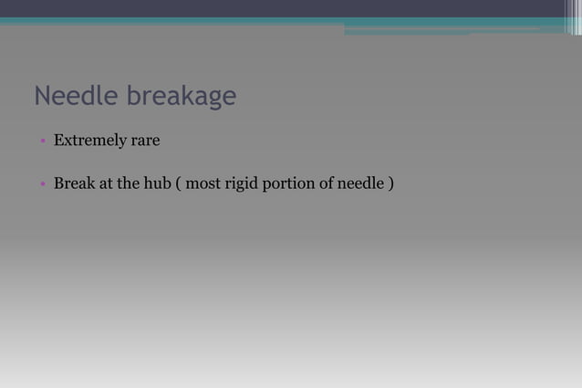 Complications of Local anesthesia (part I) for B.D.S & M.D.S | PPT