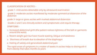 Complications of liver cirrhosis –ascites and portal [Autosaved].pptx