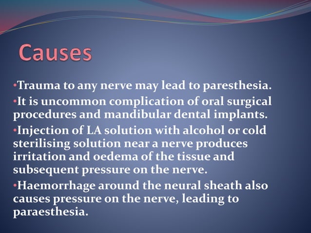 Complications of local anaesthesia | PPTX | First Aid | Injuries