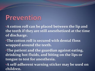 Complications of local anaesthesia | PPTX