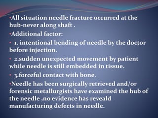 Complications of local anaesthesia | PPTX