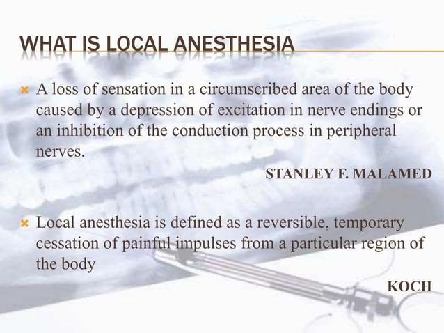 Complications of local anaesthesia | PPTX