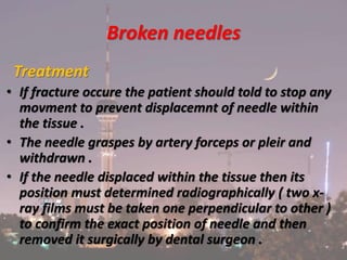 Complications of local anasthesia in dentistry | PPSX