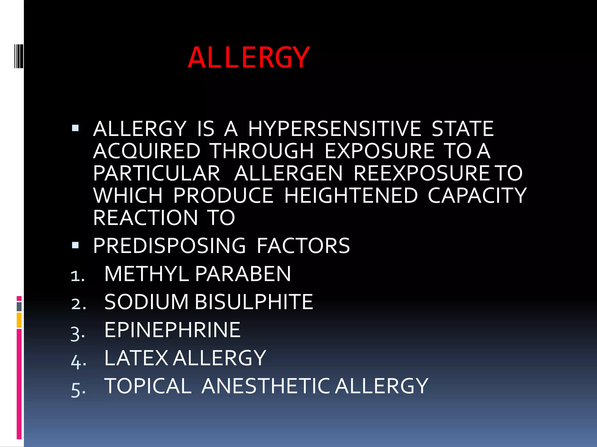Complications of local anesthesia | PPTX | Allergies | Diseases and ...