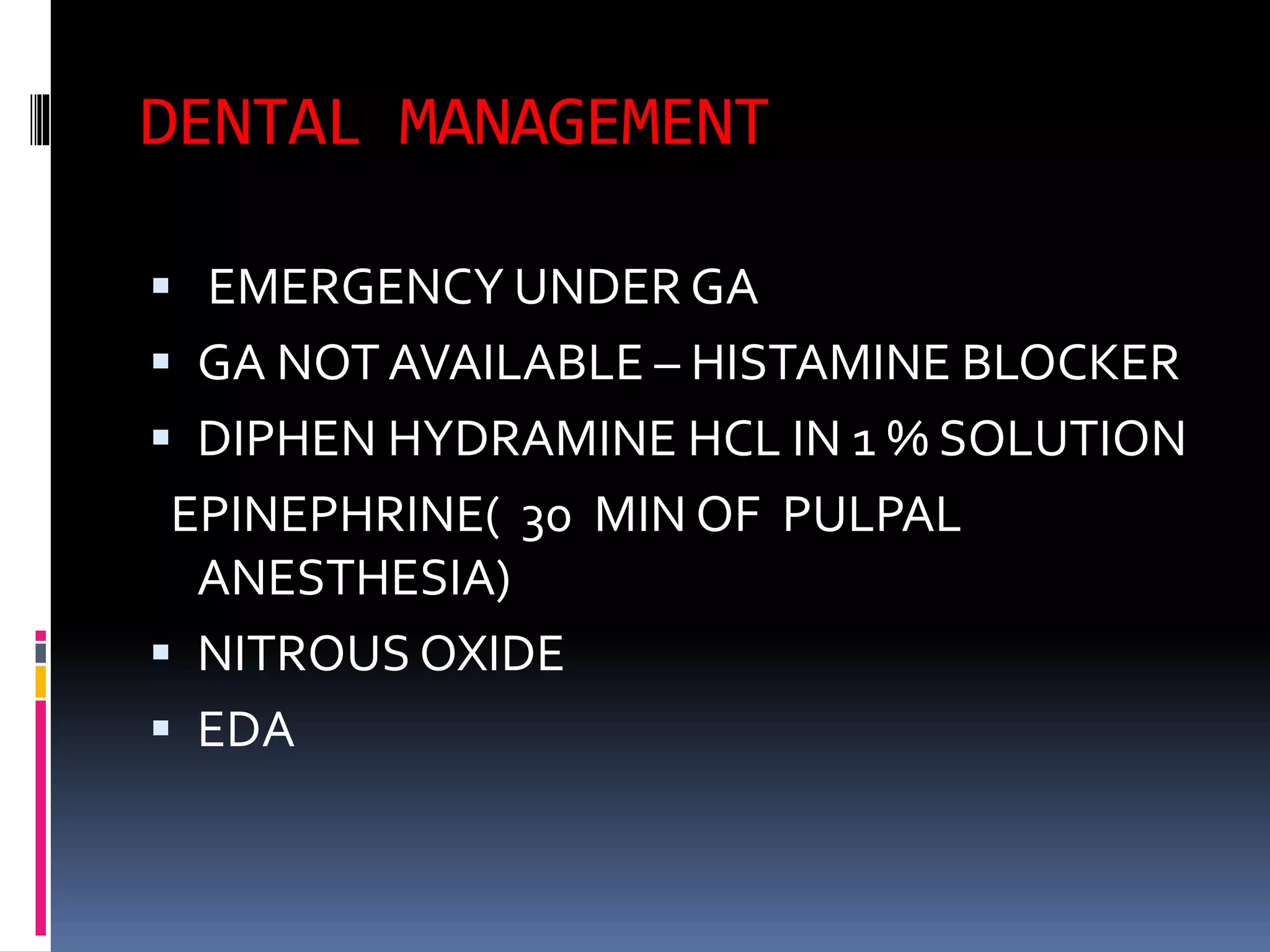 Complications of local anesthesia | PPTX | Allergies | Diseases and ...