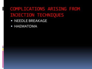 Complications of local anesthesia | PPTX | Allergies | Diseases and ...