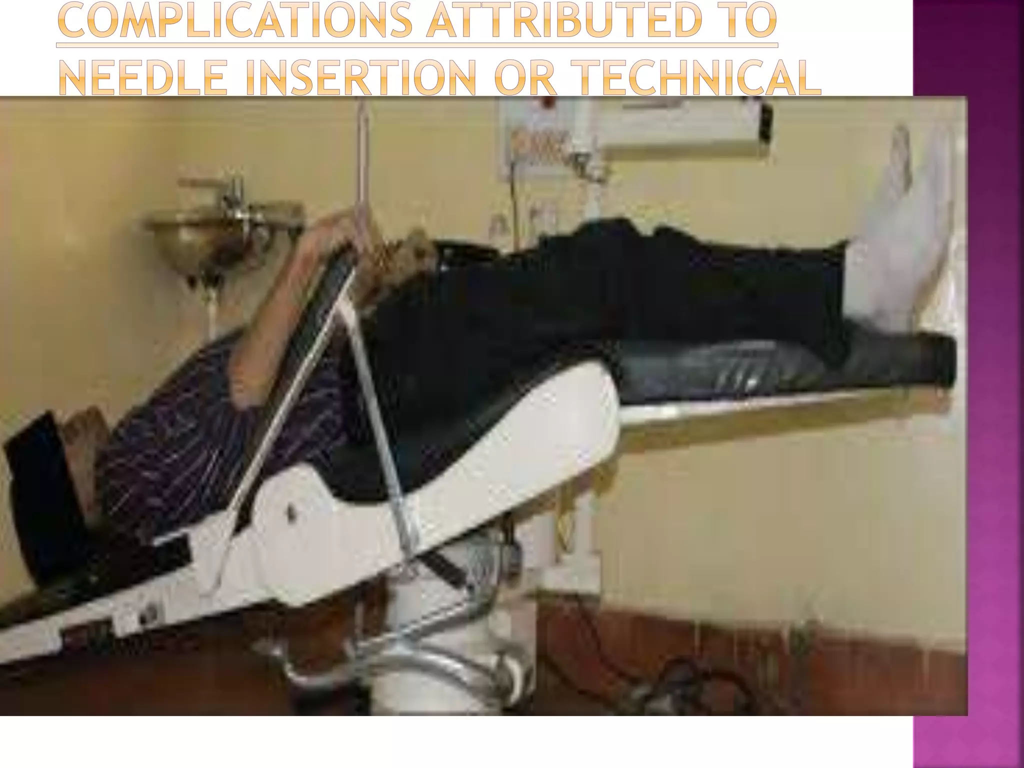 Complications of local anesthesia | PPTX