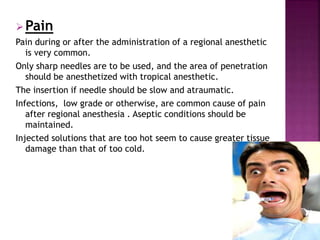 Complications of local anesthesia | PPTX