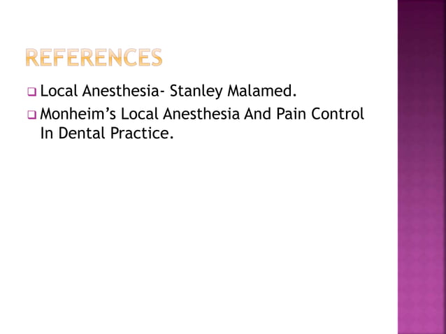 Complications of local anesthesia | PPTX