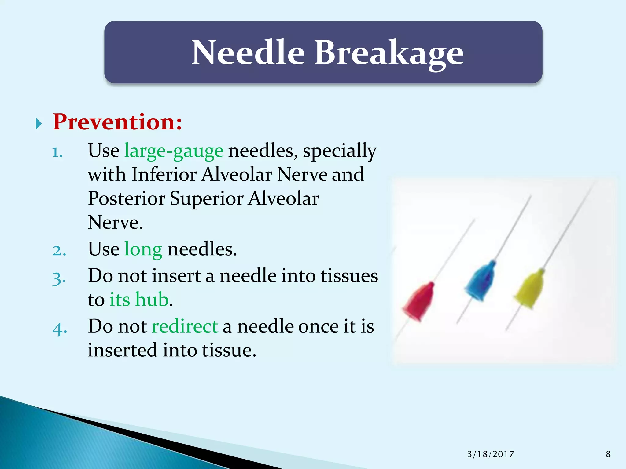 Complications of Local Anesthesia | PPTX