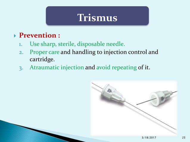 Complications of Local Anesthesia | PPTX | First Aid | Injuries