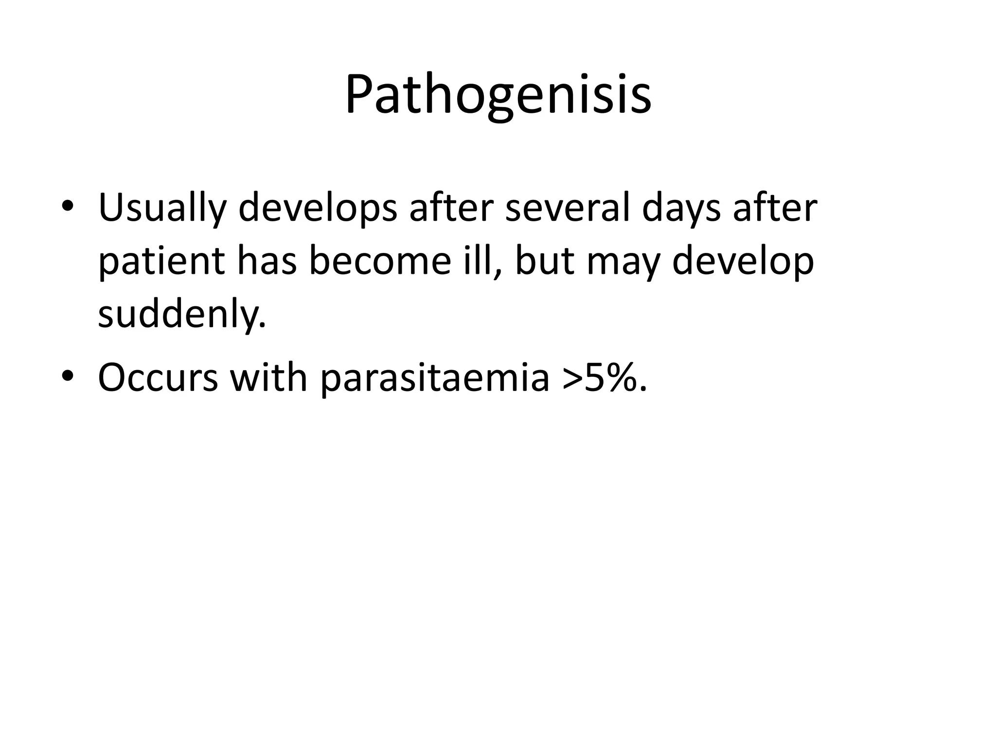 Complications of malaria | PPTX