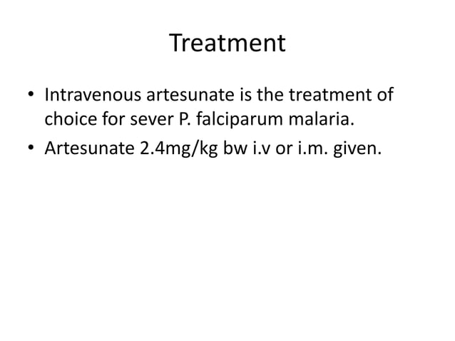 Complications of malaria | PPTX | Blood Disorders | Diseases and Conditions