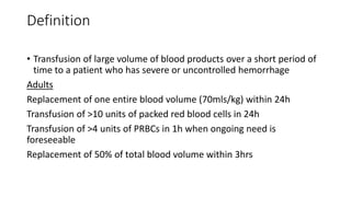 COMPLICATIONS OF MASSIVE BLOOD TRANSFUSION.pptx