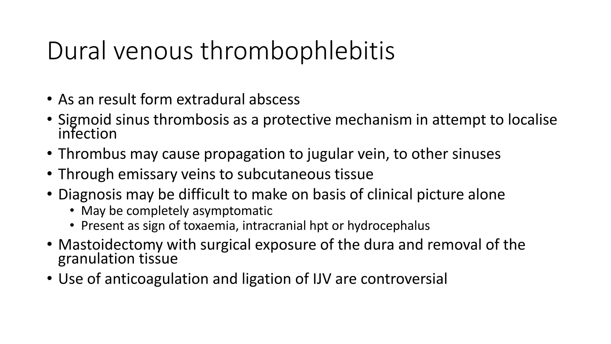 Complications of mastoiditis | PPTX