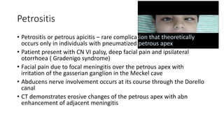 Complications of mastoiditis | PPTX | Ear, Nose and Throat Conditions ...