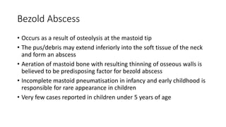 Complications of mastoiditis | PPTX