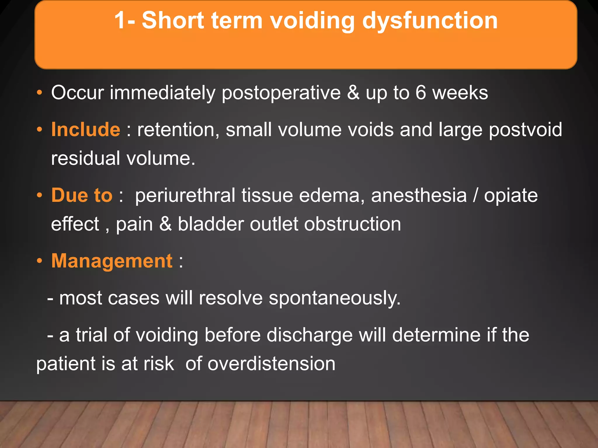 Complications of mesh in gynecologic surgery | PPTX