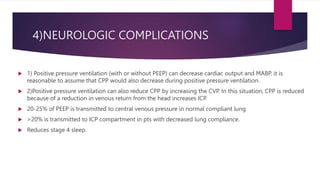 COMPLICATIONS OF Mechanical ventilations | PPTX