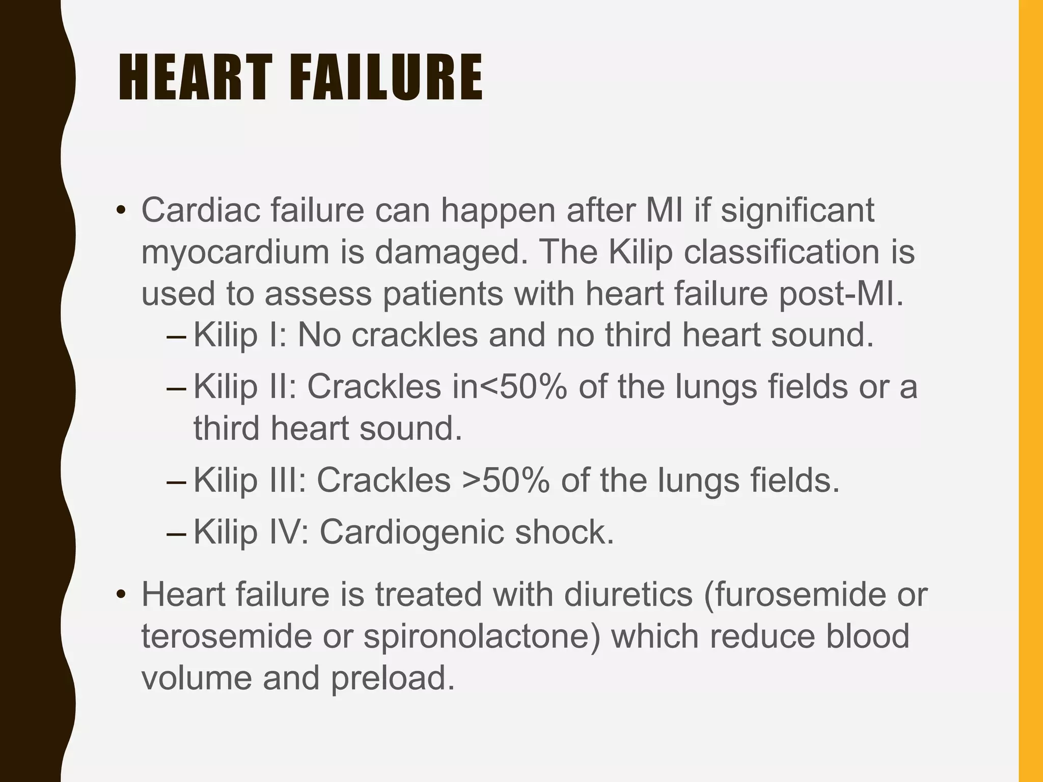 Complications of myocardial infarction | PPTX
