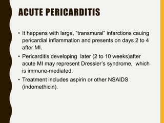 Complications of myocardial infarction | PPTX