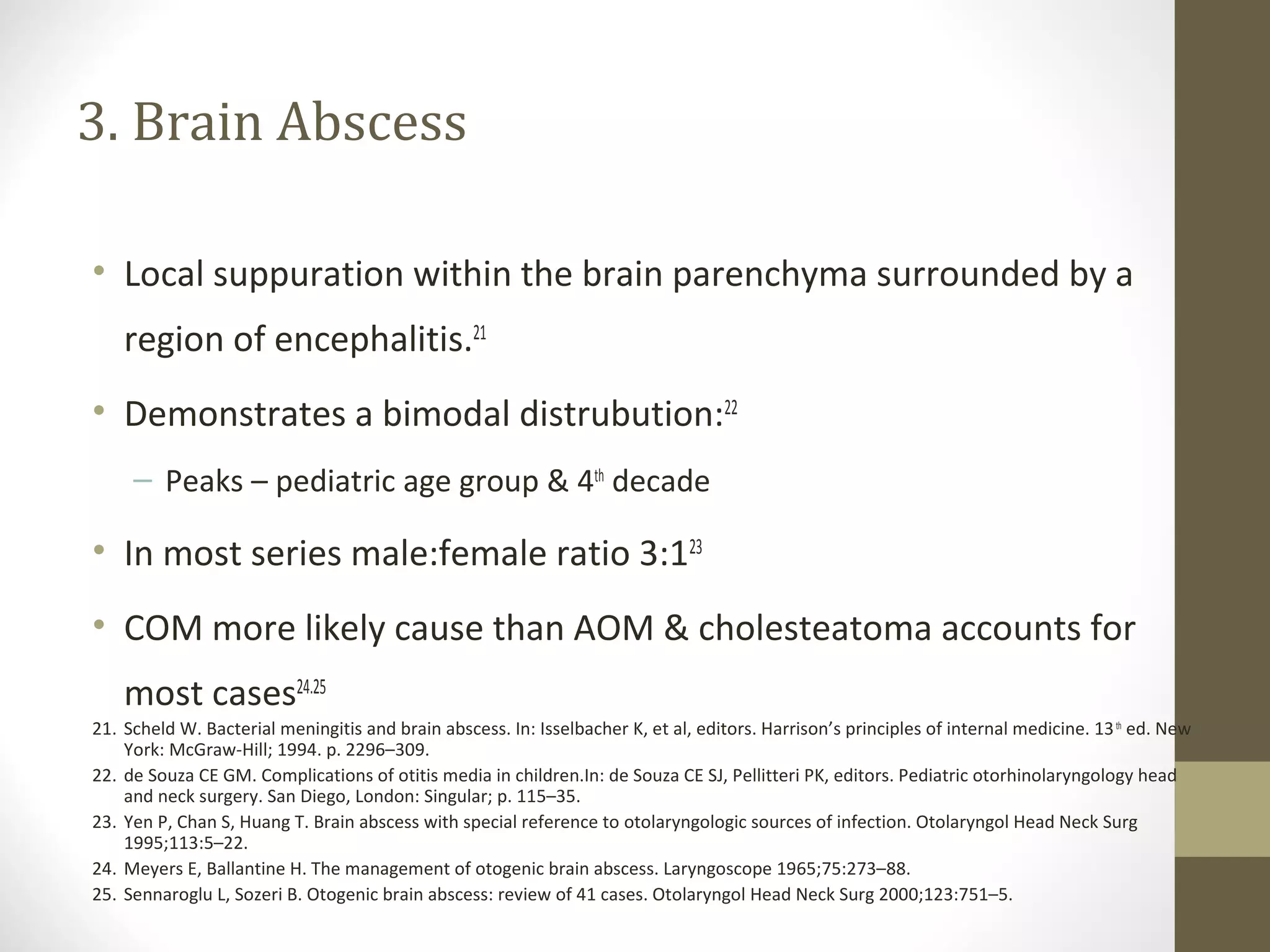 Complications of chronic otitis media | PPT