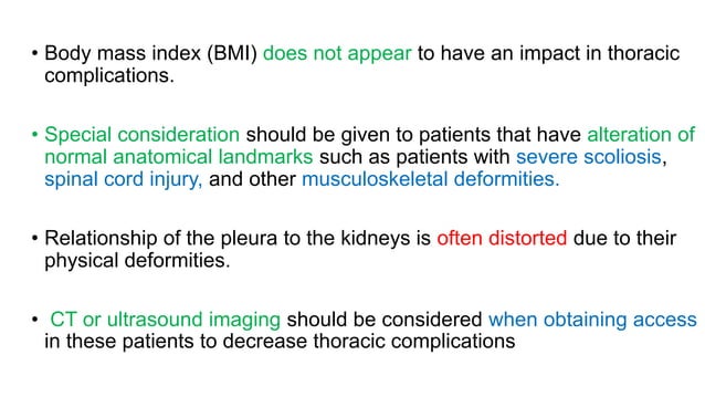 COMPLICATIONS OF PCNL.pptx | First Aid | Injuries
