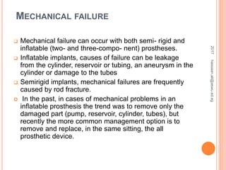 Complications of penile prostheses | PPTX