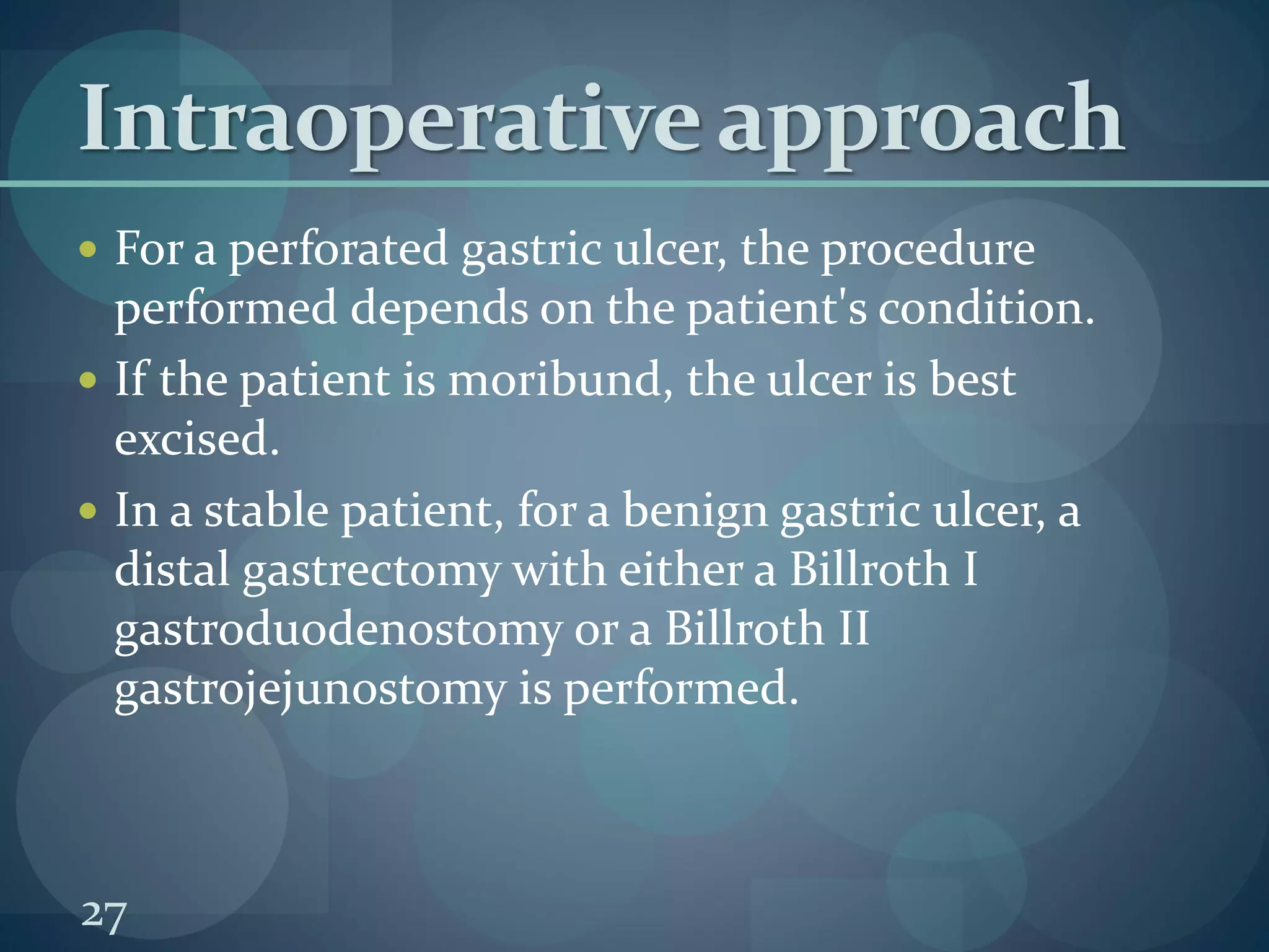Complications of peptic ulcer | PDF