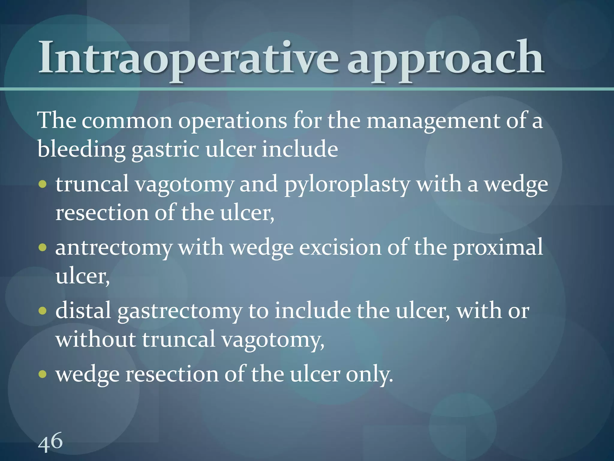 Complications of peptic ulcer | PDF