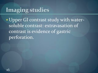 Complications of peptic ulcer | PDF