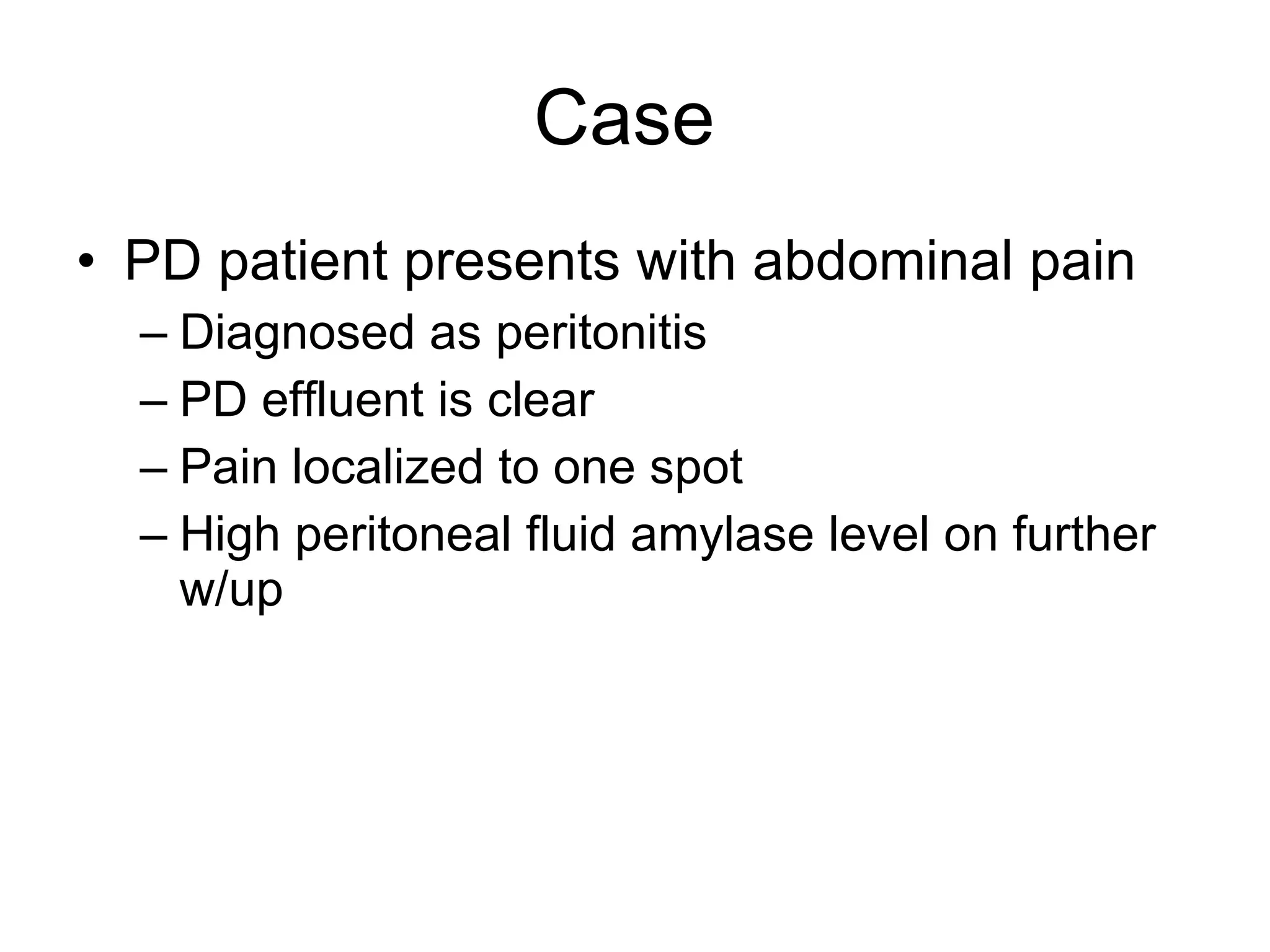 Complications of peritoneal dialysis | PPT | Infectious Diseases ...